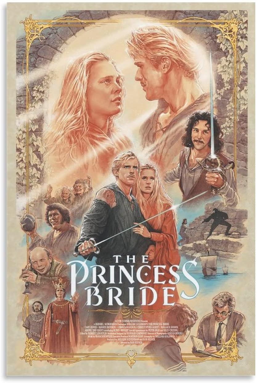 The Princess Bride Movie Poster Canvas Art Poster Nepal | Ubuy