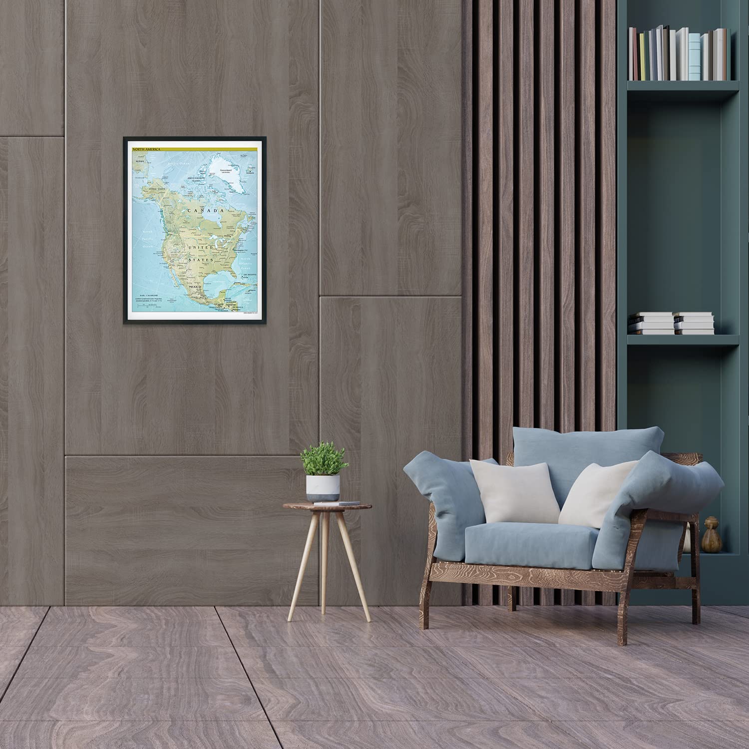 Snapklik.com : 2021 North America Map - 18x24 Inch Map Of North America ...