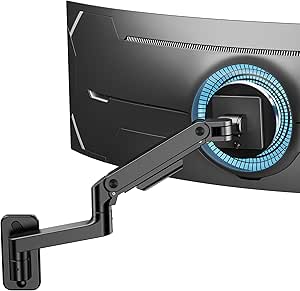 Amazon.com: ARES WING Wall Mount Monitor Arm for 17-49 Inch Ultrawide ...