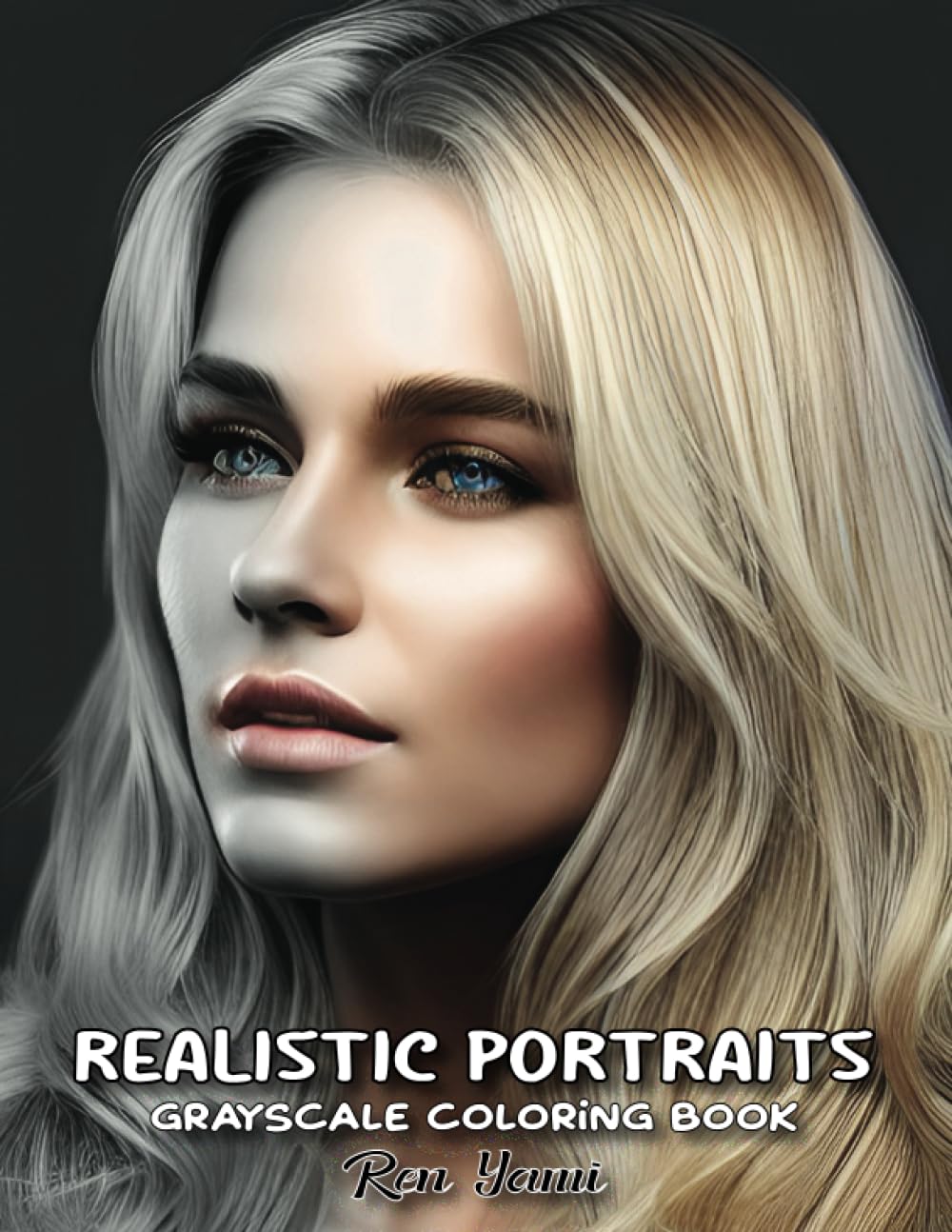 Amazon.com: Realistic Portraits: Grayscale Coloring Book for Adults ...