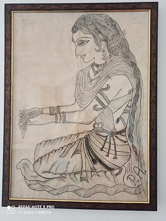 Lmnbvc Painting With Frame for Home and Office Decor | Black and White ...