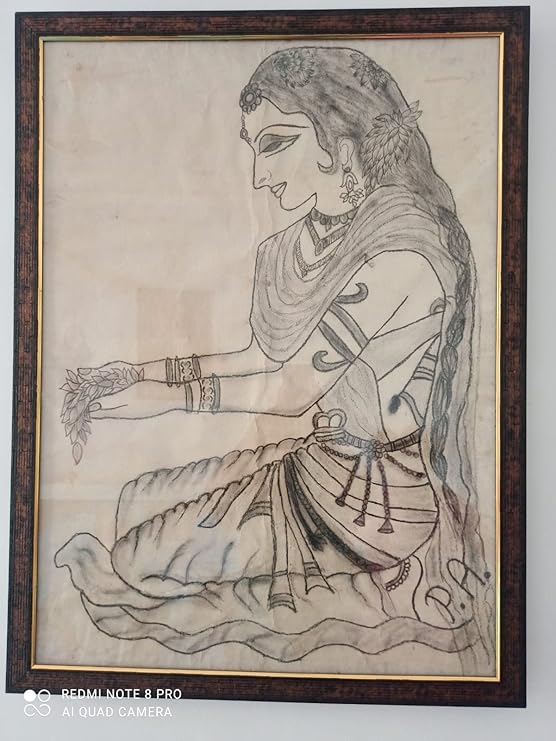 Lmnbvc Painting With Frame for Home and Office Decor | Black and White ...