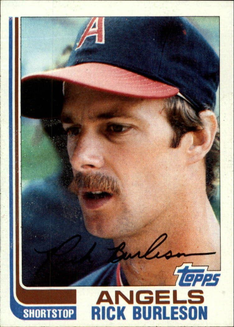 Amazon.com: 1982 Topps Baseball Card #55 Rick Burleson : Collectibles ...
