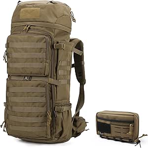 Amazon.com : Mardingtop 75L Internal Frame Backpacks + Molle Tactical ...