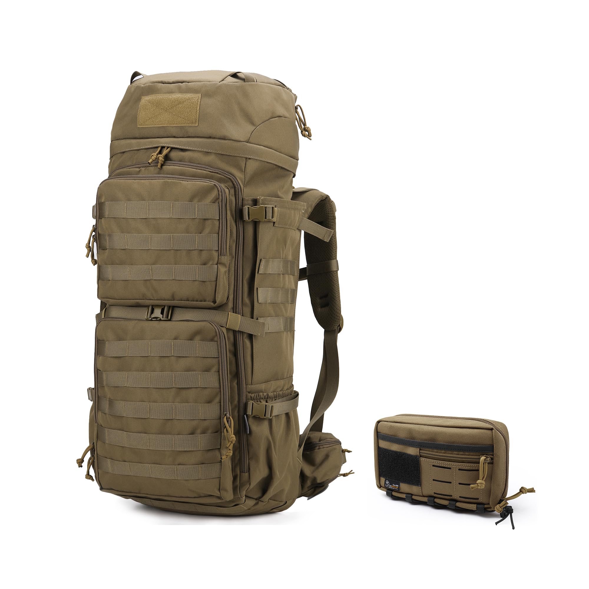 Amazon.com : Mardingtop 75L Internal Frame Backpacks + Molle Tactical ...