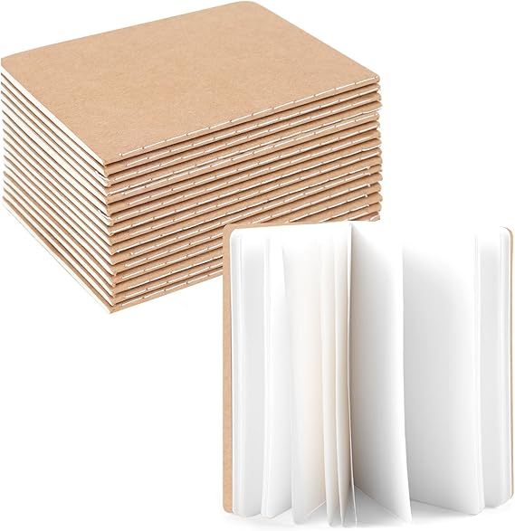 Amazon.com : HEYPLACE 16PCS Mini Notebooks Bulk, Blank Pocket Notepads ...