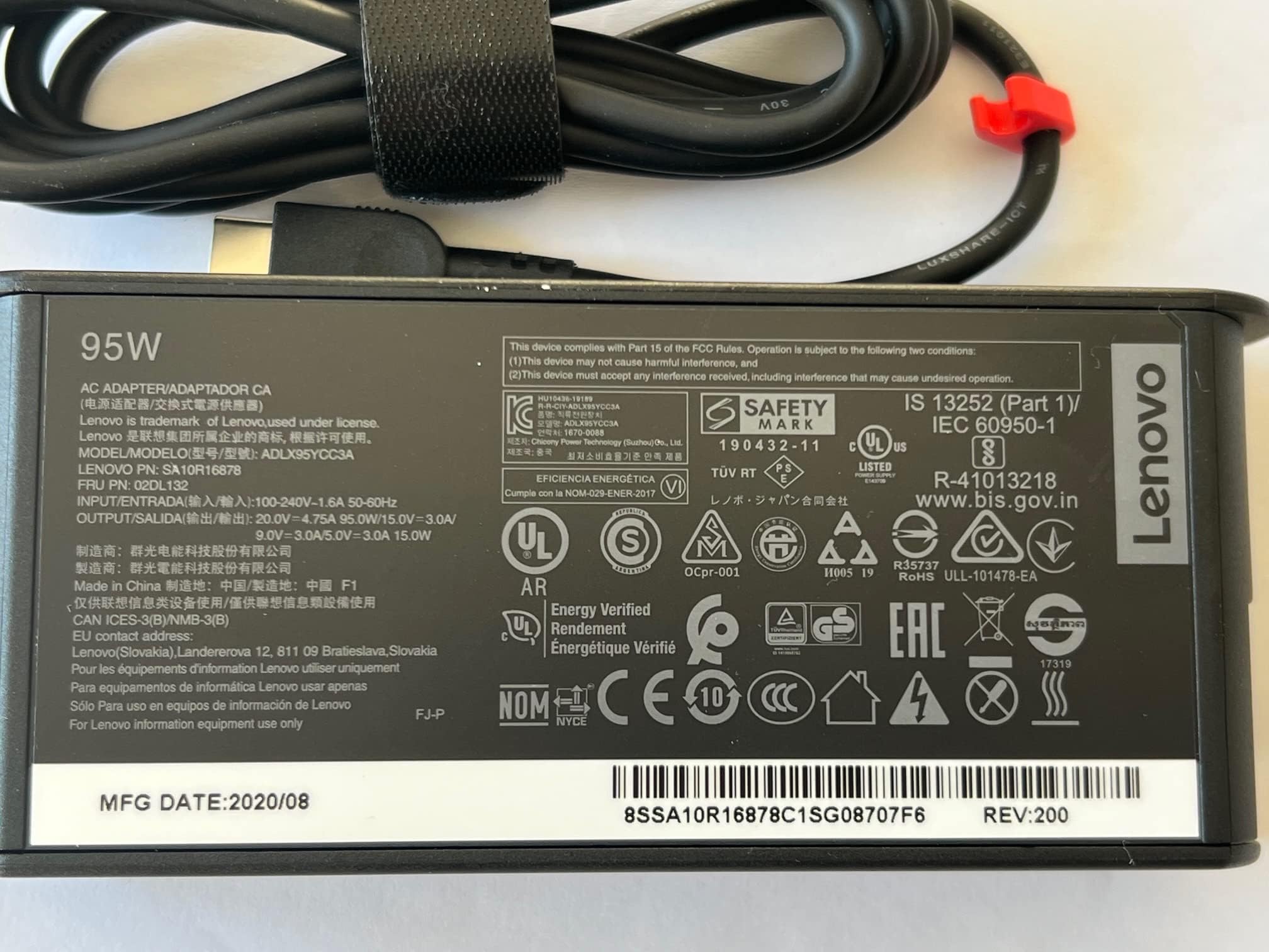 Amazon.com: Replacement for Lenovo 95W USB C AC Adapter for P/N ...