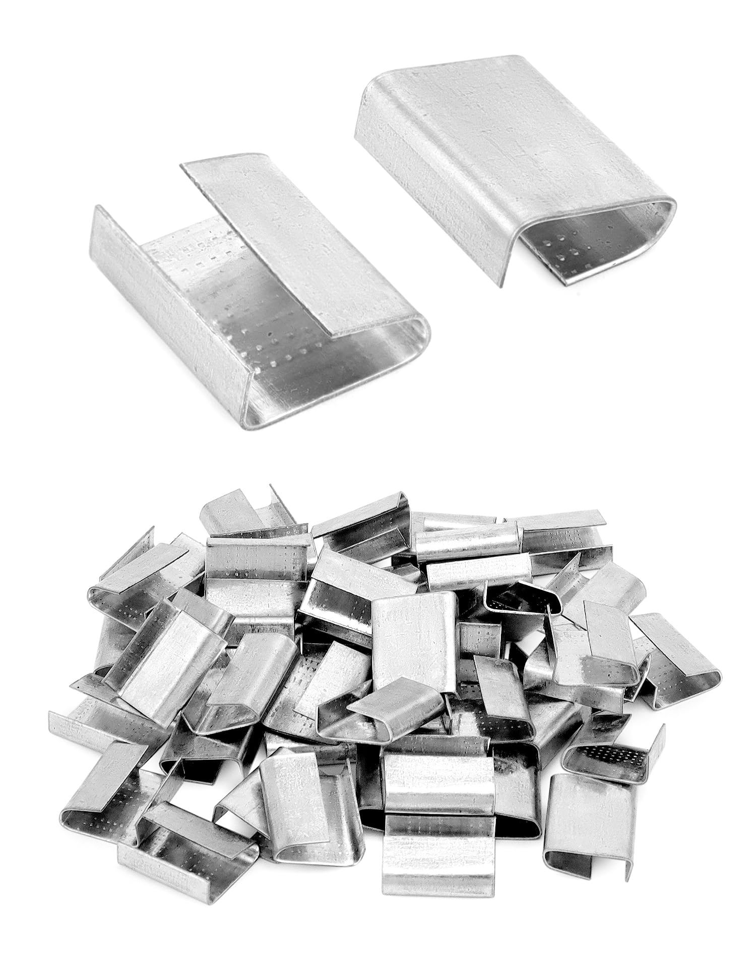 Snapklik.com : Strapping Open Seal, 500 Pcs Banding Clip Gripper Strap ...