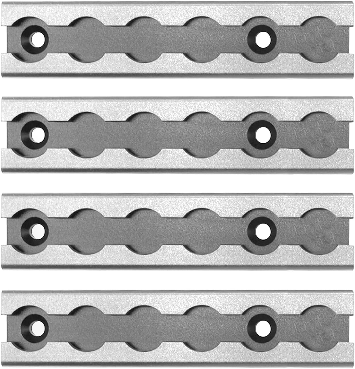 Amazon.com: SALUINOKI 6" L-Track Rail Silver 4 Pack, Aluminum Ltrack ...