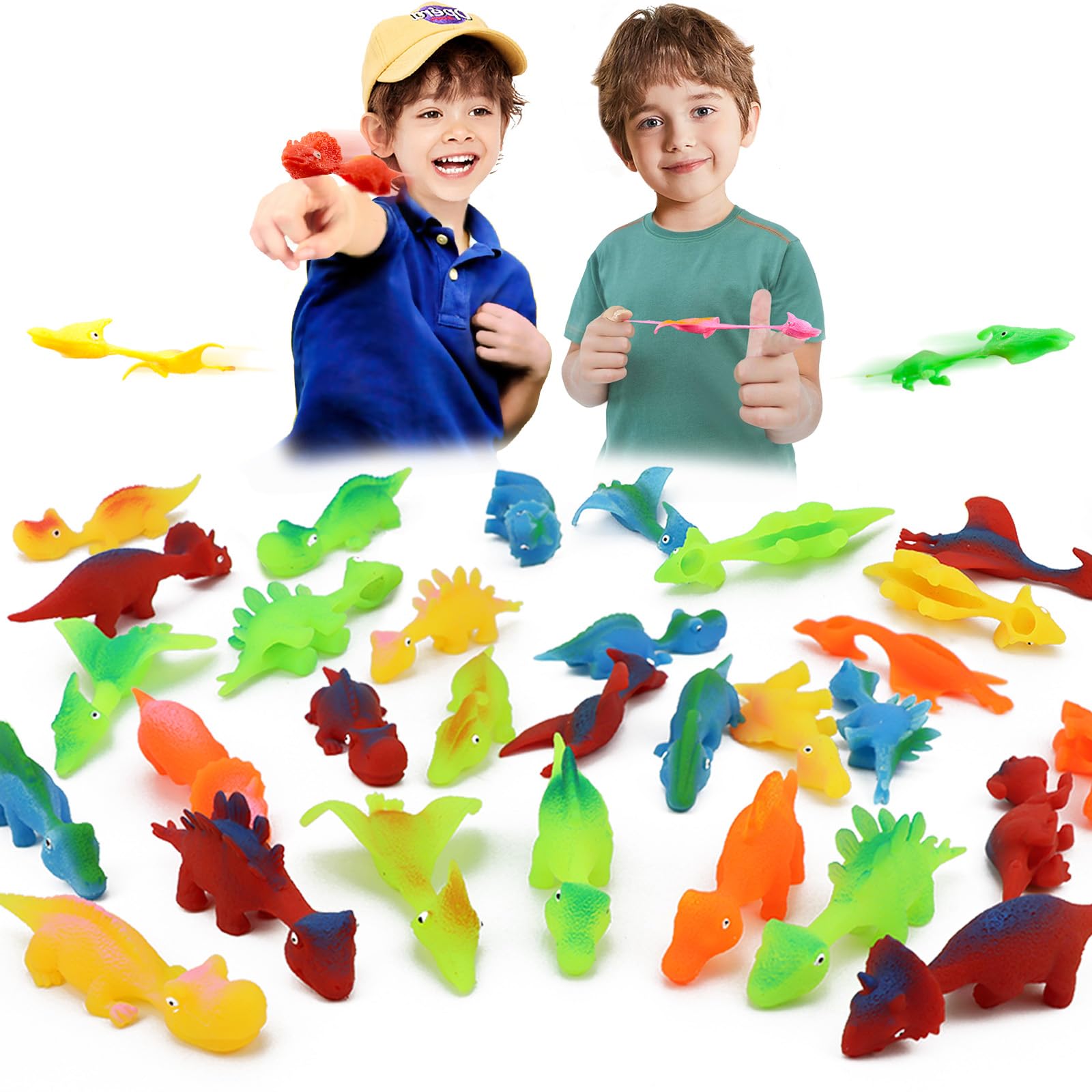 Flying Monkeys 7 Pieces Finger Slingshot Animal Toys Animal Slingshots ...