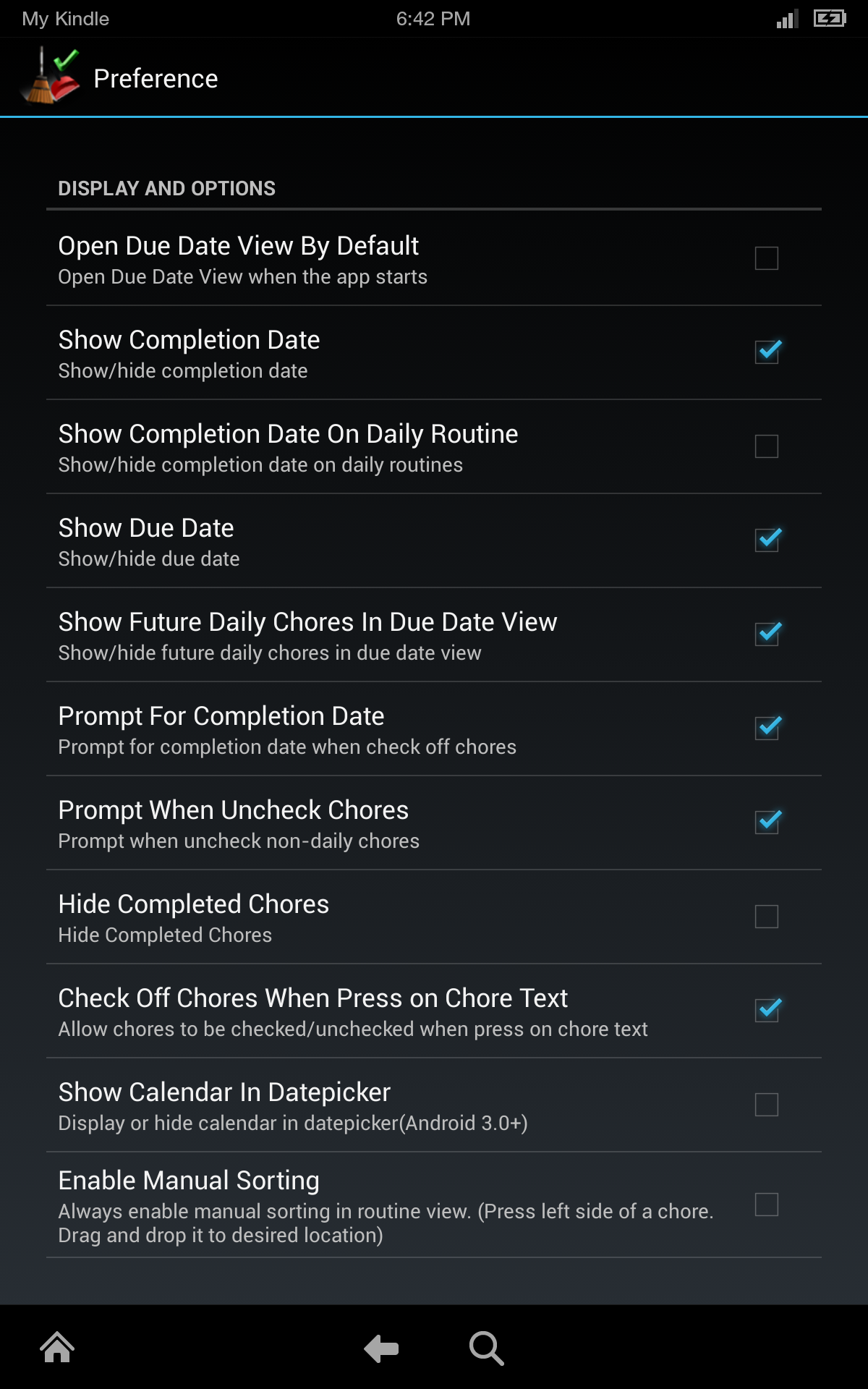 Chore Checklist - App on Amazon Appstore