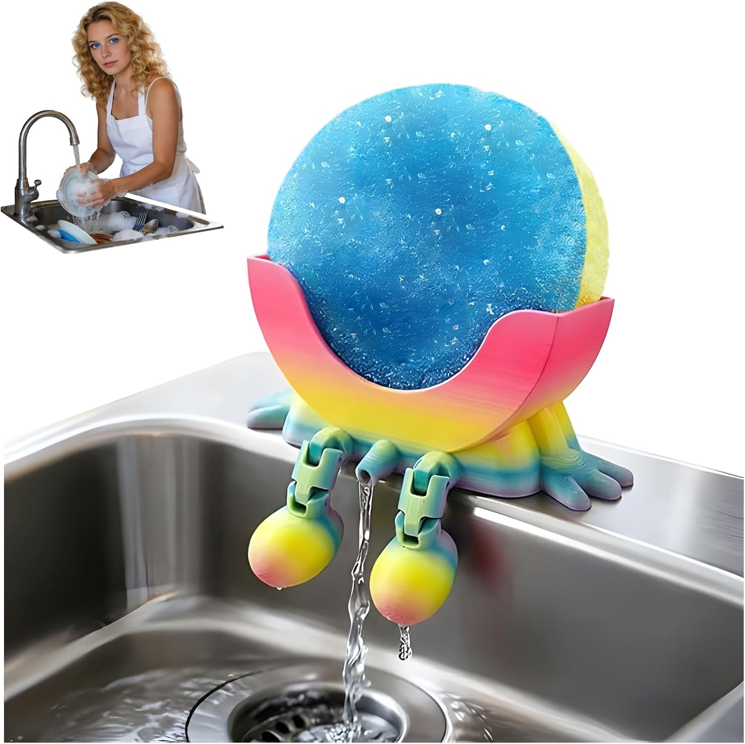 Amazon.com: Peeing Scrub Sponge Holder - Funny Sink Sponges Holder for ...