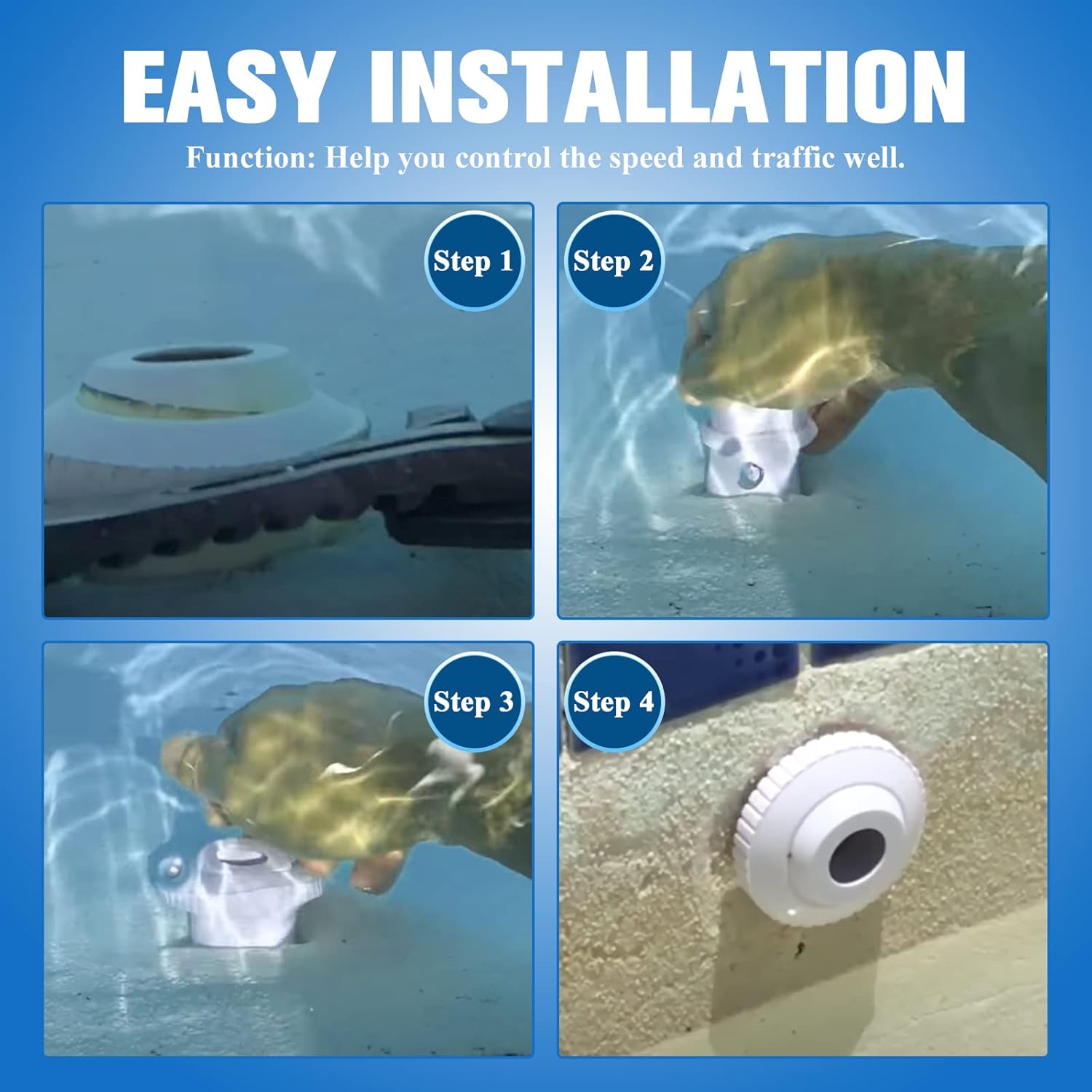 Buy Funmit Pool Jet Nozzles 3/4 SP1419D Flow Inlet Fitting Opening ...