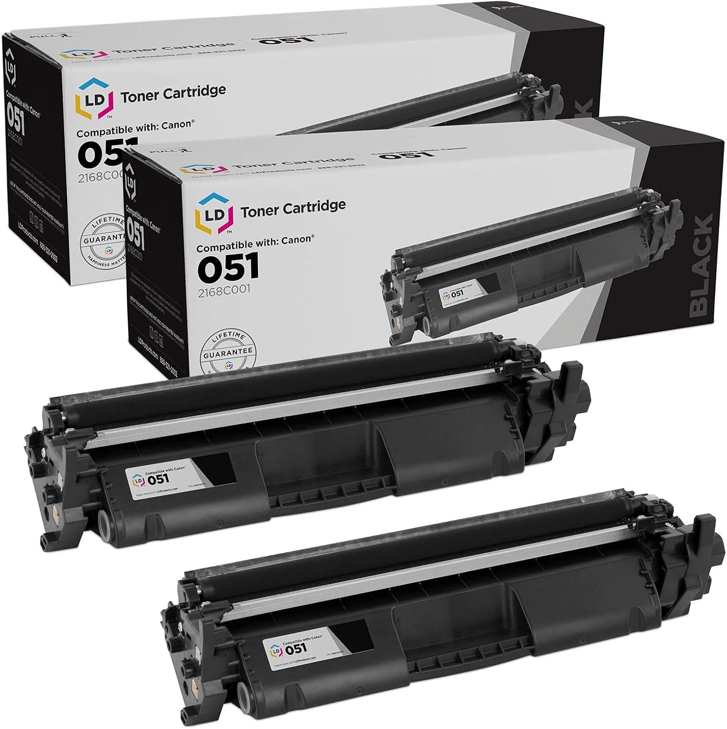 LD Products Compatible Toner Cartridge Replacement for Canon 051 ...