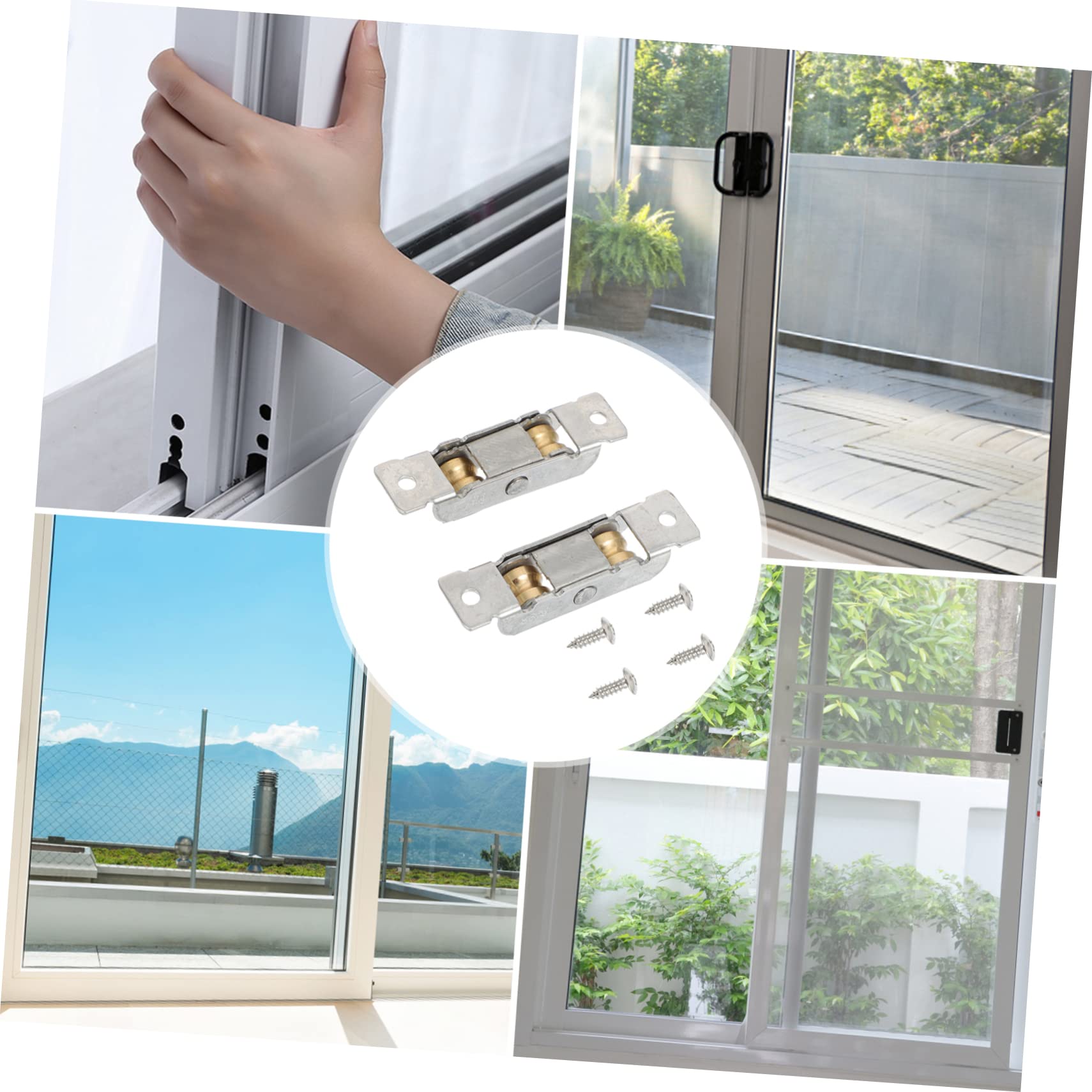 Window Roller Wheel For Glass Doors Fengjue 10MM Stainless Steel Window ...