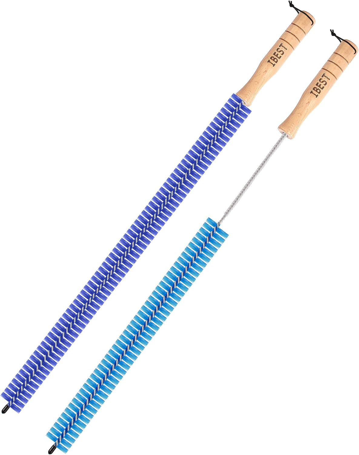 Radiator Brush with Wooden Handle | Pack of 2 Radiator Cleaner Brush ...