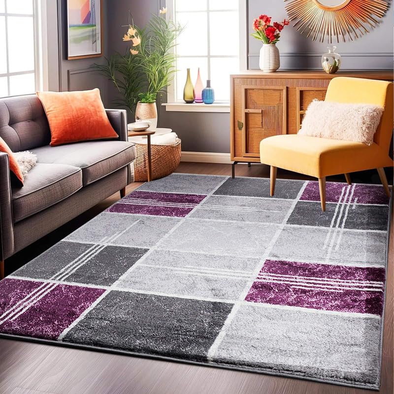 Fit Even Box Rug – Large Washable Non-slip Carpet for living Room ...