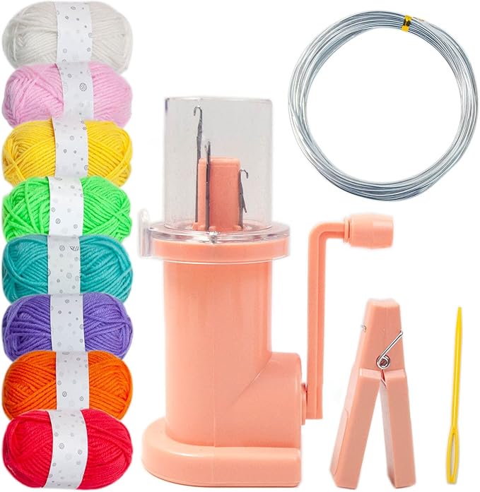 Amazon.com: Youngy Embellish-knitting Machine Hand Knit Loom Rope ...