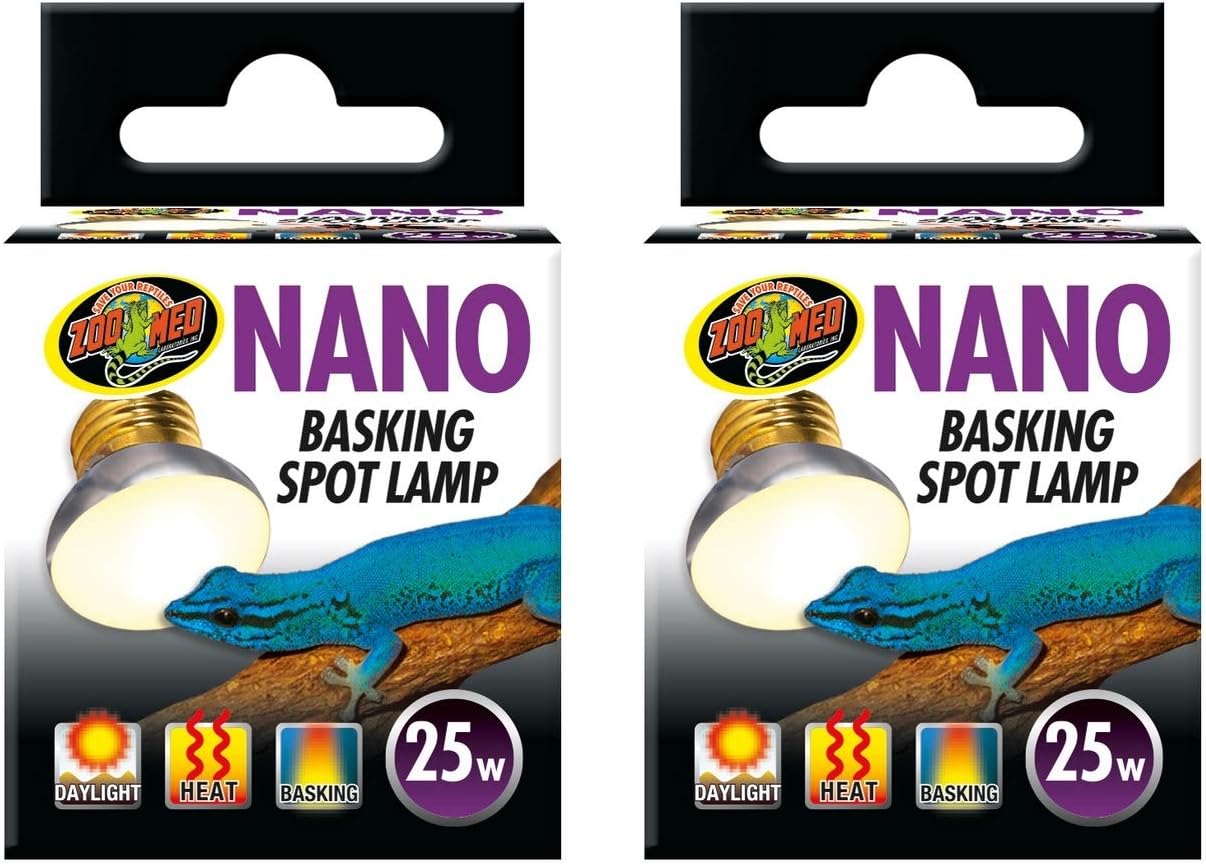 Amazon.com: Zoo Med 25W Nano Basking Spot Lamp, 2pk : Pet Supplies