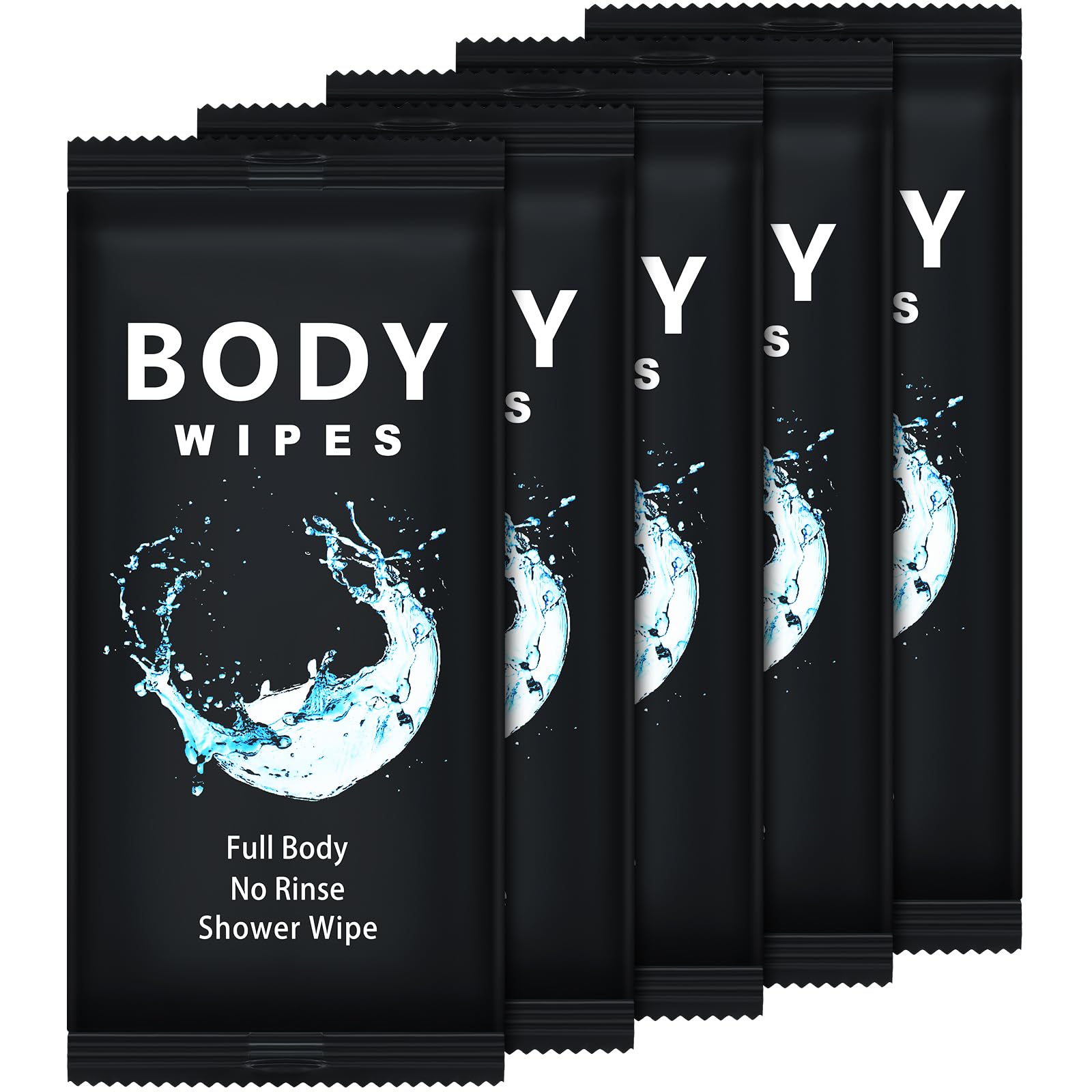 Amazon.com: Treela 300 Pcs Large Body Wipes Individually Wrapped Bath ...