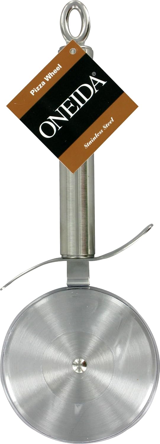 Amazon.com: Oneida Pizza Wheel, Brushed/Polished Stainless Steel: Pizza ...