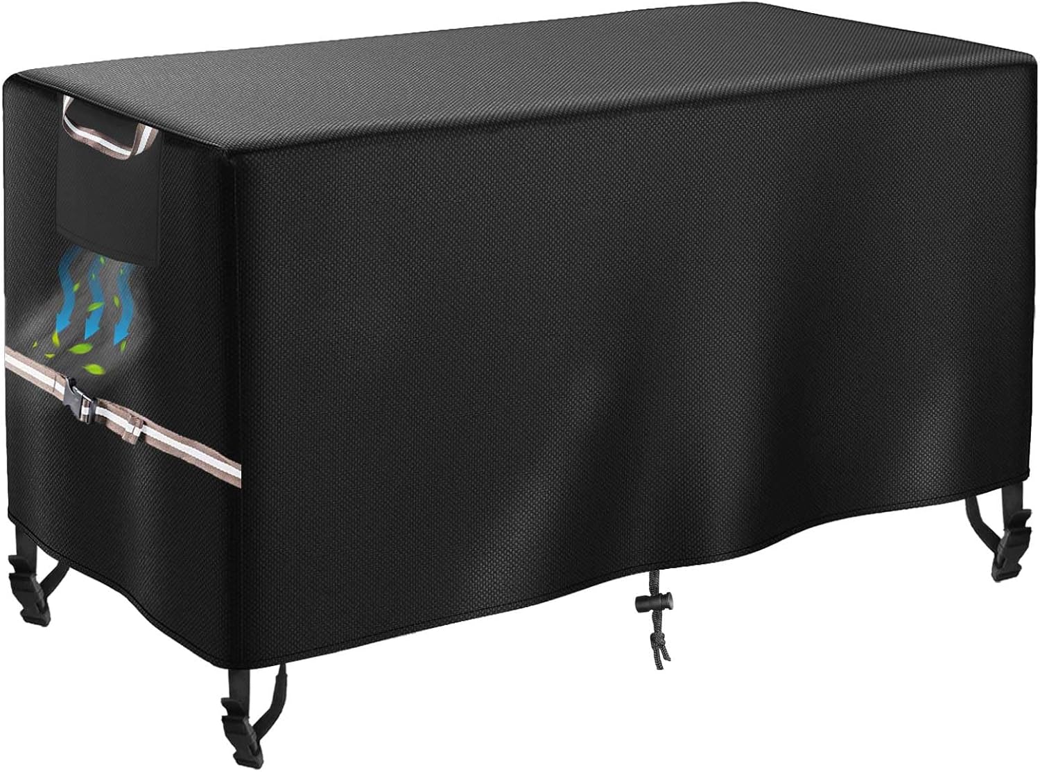 Amazon.com : WICKTICK Rectangular Gas Fire Pit Table Cover 52 x 34 inch ...