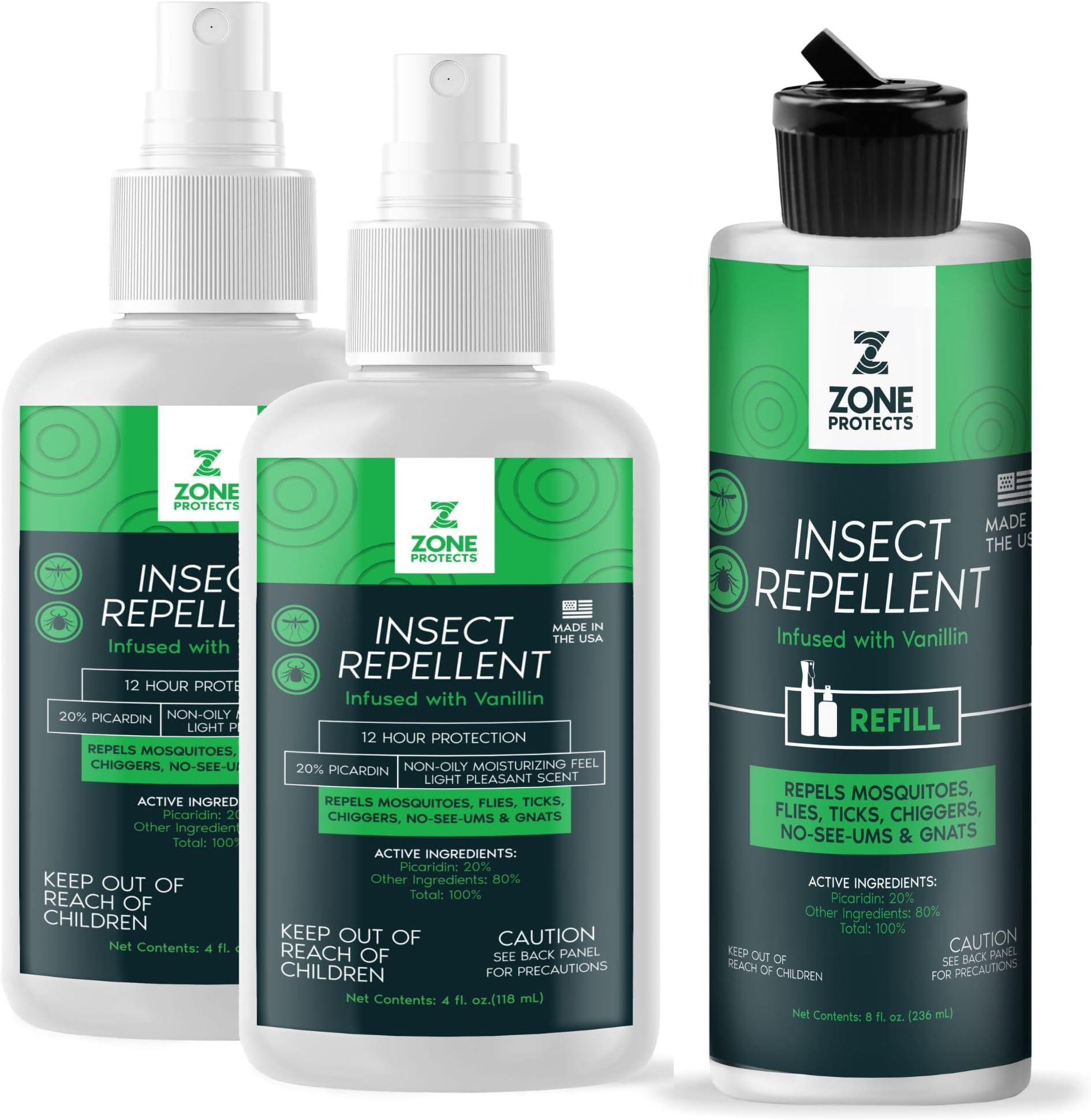 Amazon.com: Natrapel Tick & Insect Repellent - Bug Spray with 20% ...