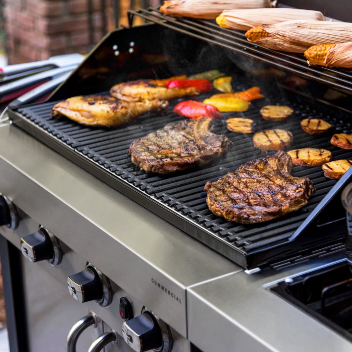 GGC 17" Grill Grates for Charbroil Tru Infrared 4 Burner 463242715 ...