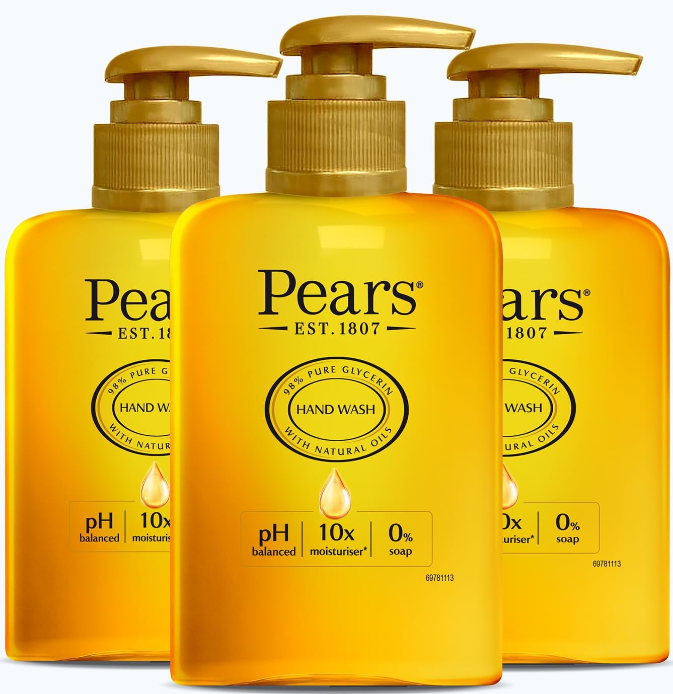 Pears Pure & Gentle Moisturising Liquid Hand Wash - Enriched with ...