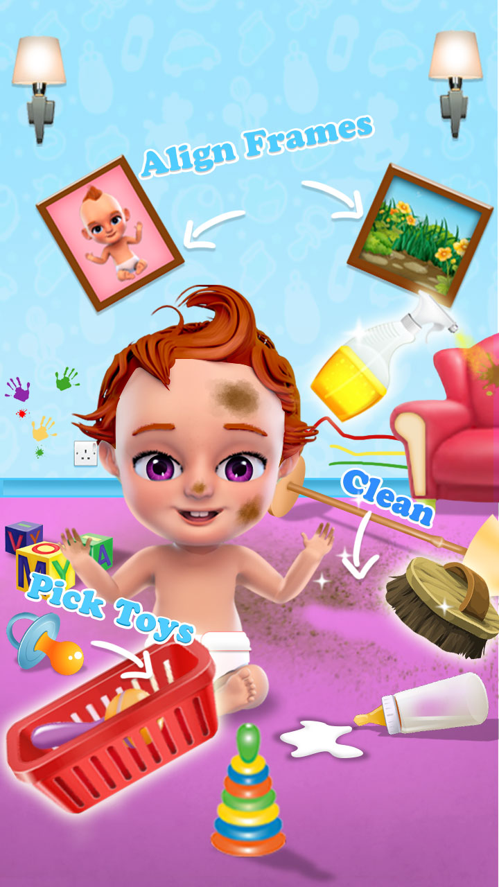 Sweet Newborn Baby Girl : Kids Daycare & Babysitter Game:Amazon.com ...