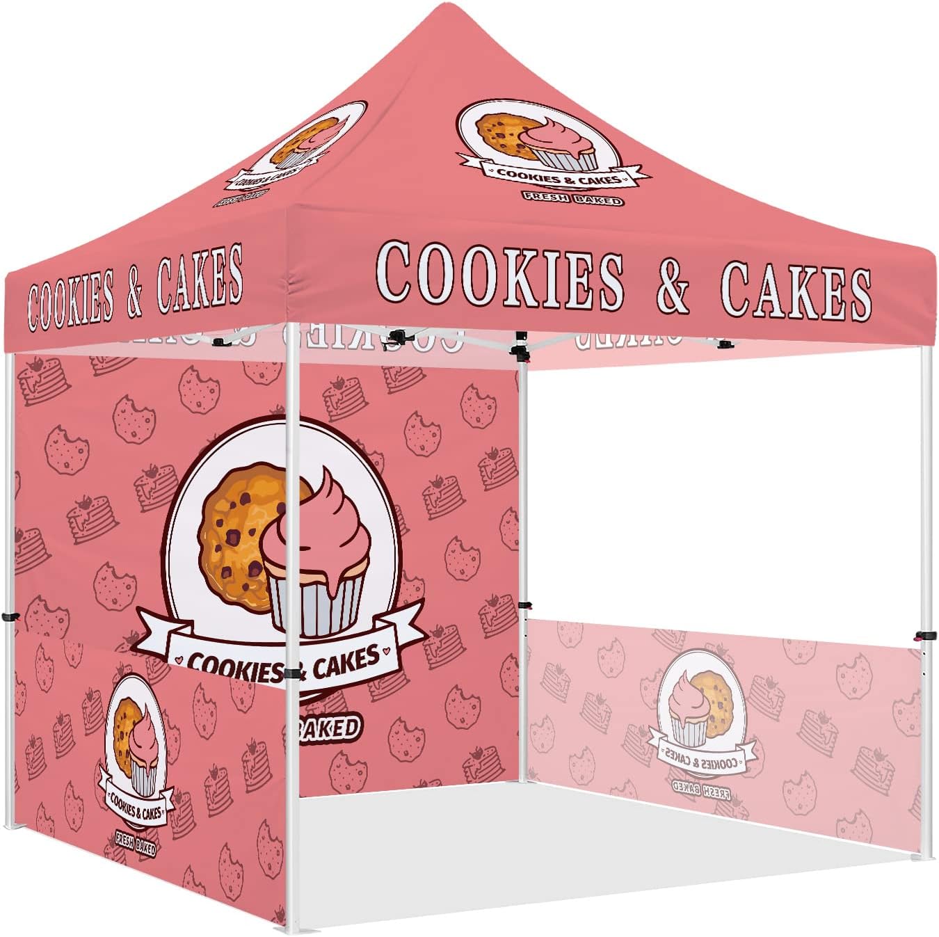 Amazon.com : 10x10 Pop Up Canopy Tent for Cookies and Cakes Bakers ...