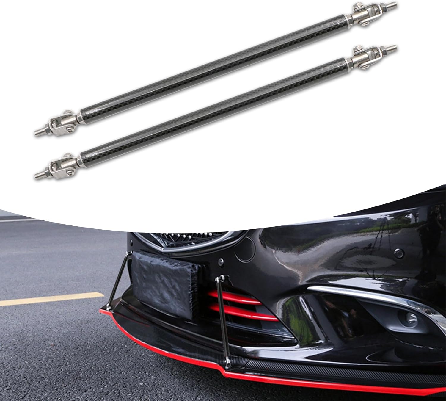 Amazon.com: Yonput Pack-2 Front Splitter Support Rods, 20CM/7.87" Front ...