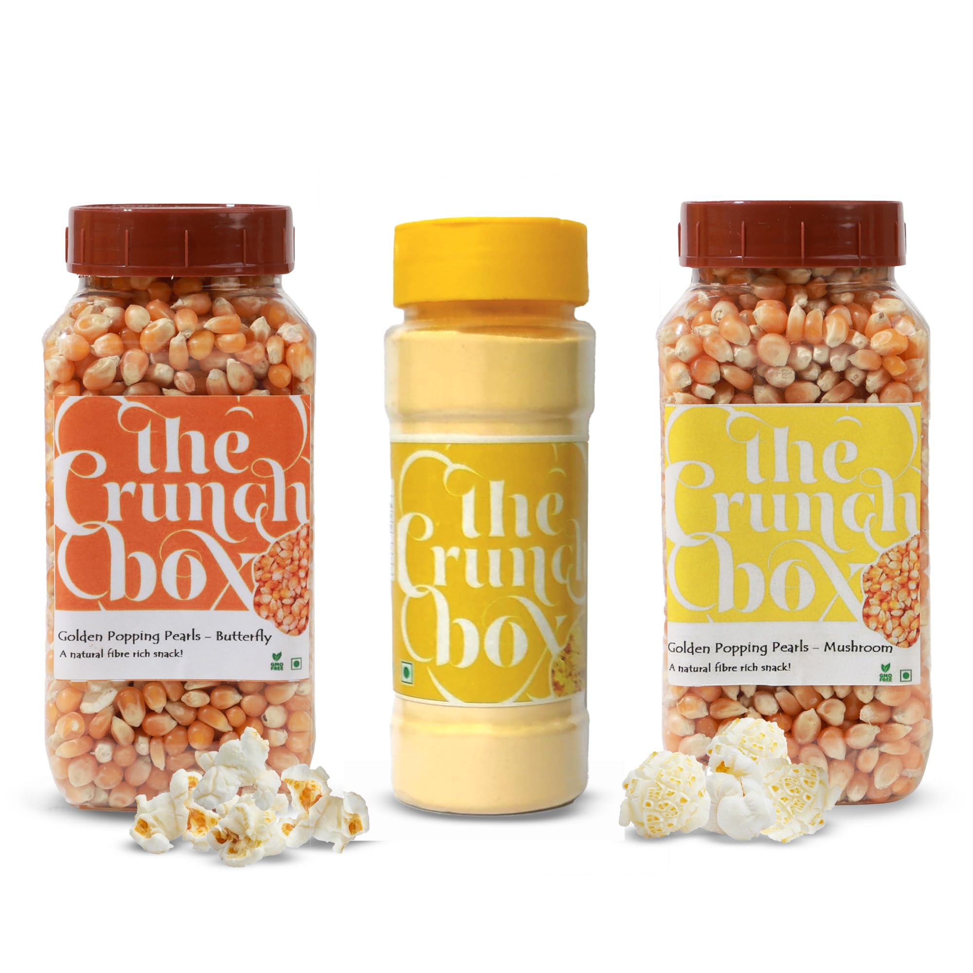 The Crunch Box Popcorn Kernels Combo Pack Butterfly Corn Kernel ...