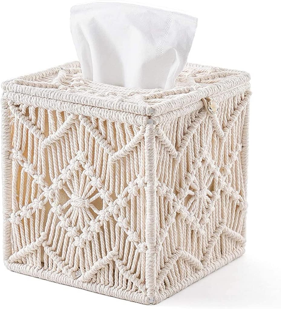 Amazon.com: YDXNY Tissue Box Cover Decor Square Paper Tissue Holder ...