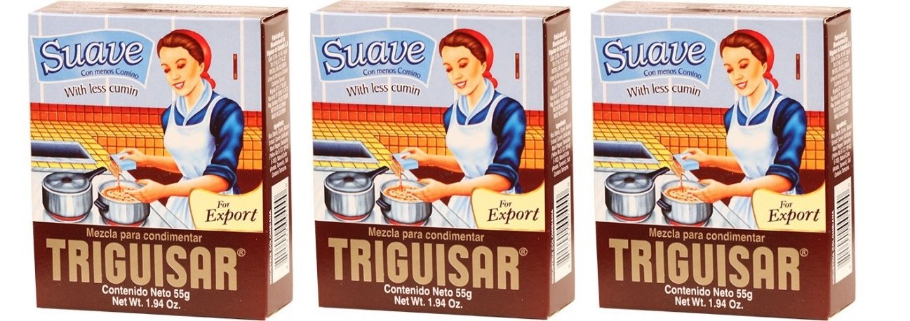 Amazon.com : TRIGUISAR Suave 55 gr. - 3 Pack/Triguisar With less cumin ...