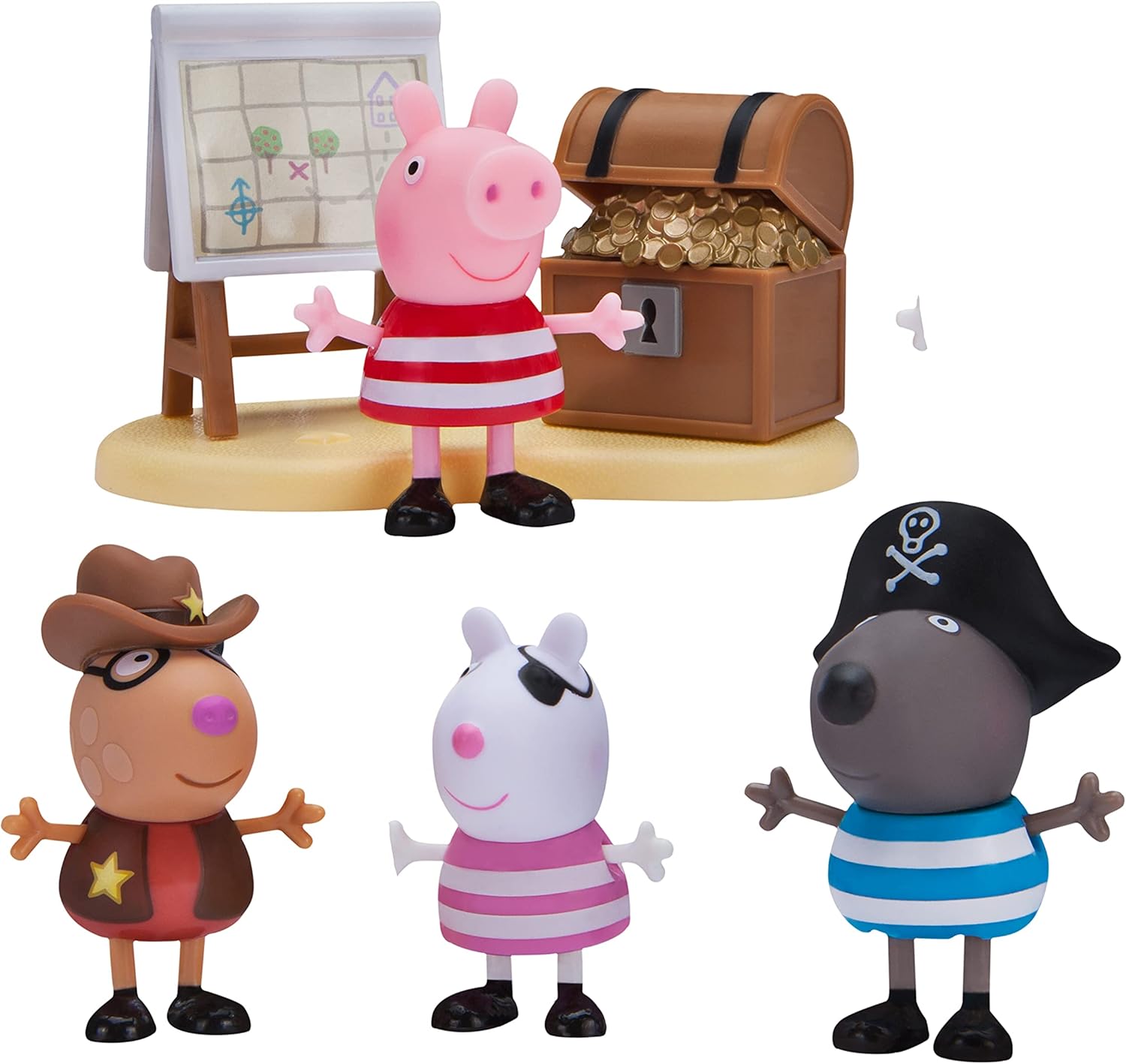 PEPPA PIG - 4 Figure Pack Danny Pirate Party : Amazon.com.au: Toys & Games