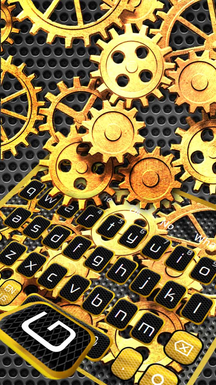 Gold Mechanical Keyboard Theme - App on Amazon Appstore