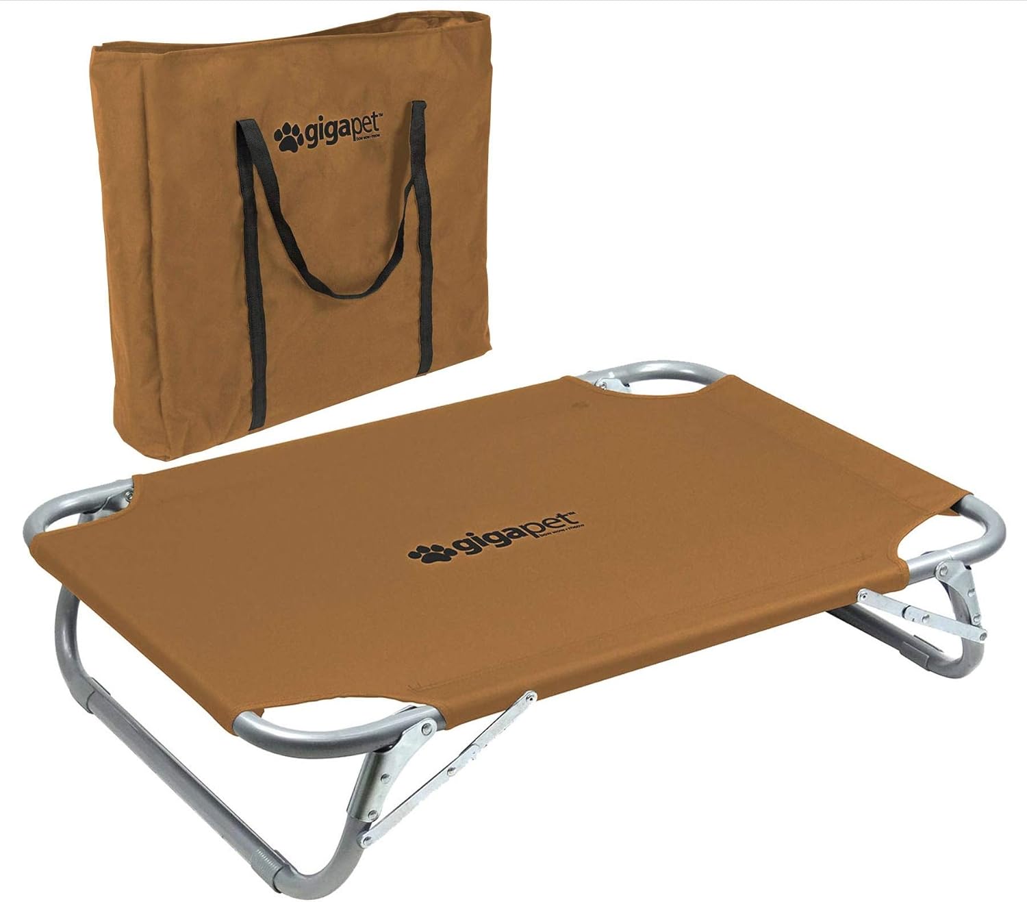 Amazon.com : GigaTent Elevated Pet Cot with Steel Frame - Foldable ...