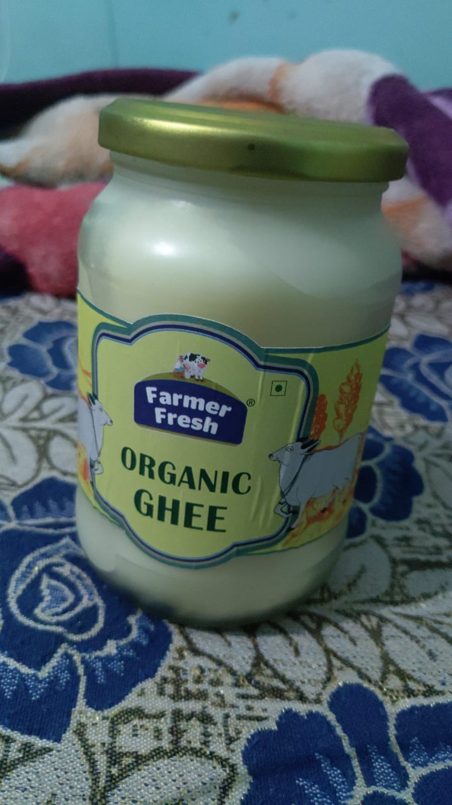 Farmer Fresh 1L Organic Cow Ghee | 100% Pure and Organic Desi Ghee ...