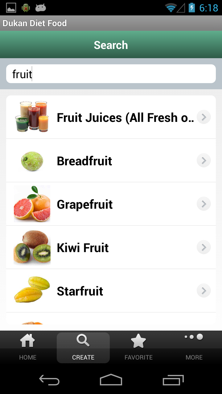 Dukan Diet Foods - App on Amazon Appstore