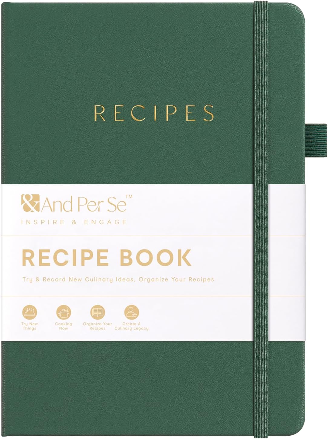 Amazon.com: XXINMOH Leather Recipe Book With Index Pages & Templates ...