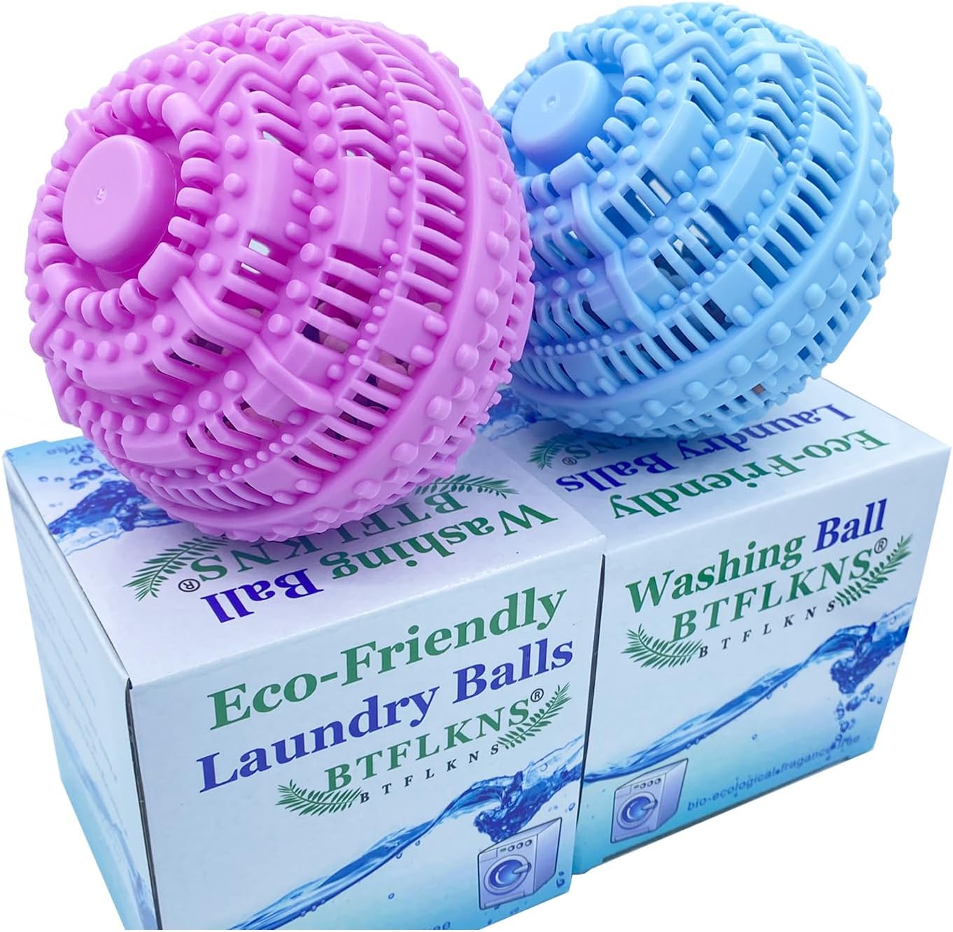 BTFLKNS® Washing Balls Set, Eco-Friendly Laundry Ball, Magic Laundry ...