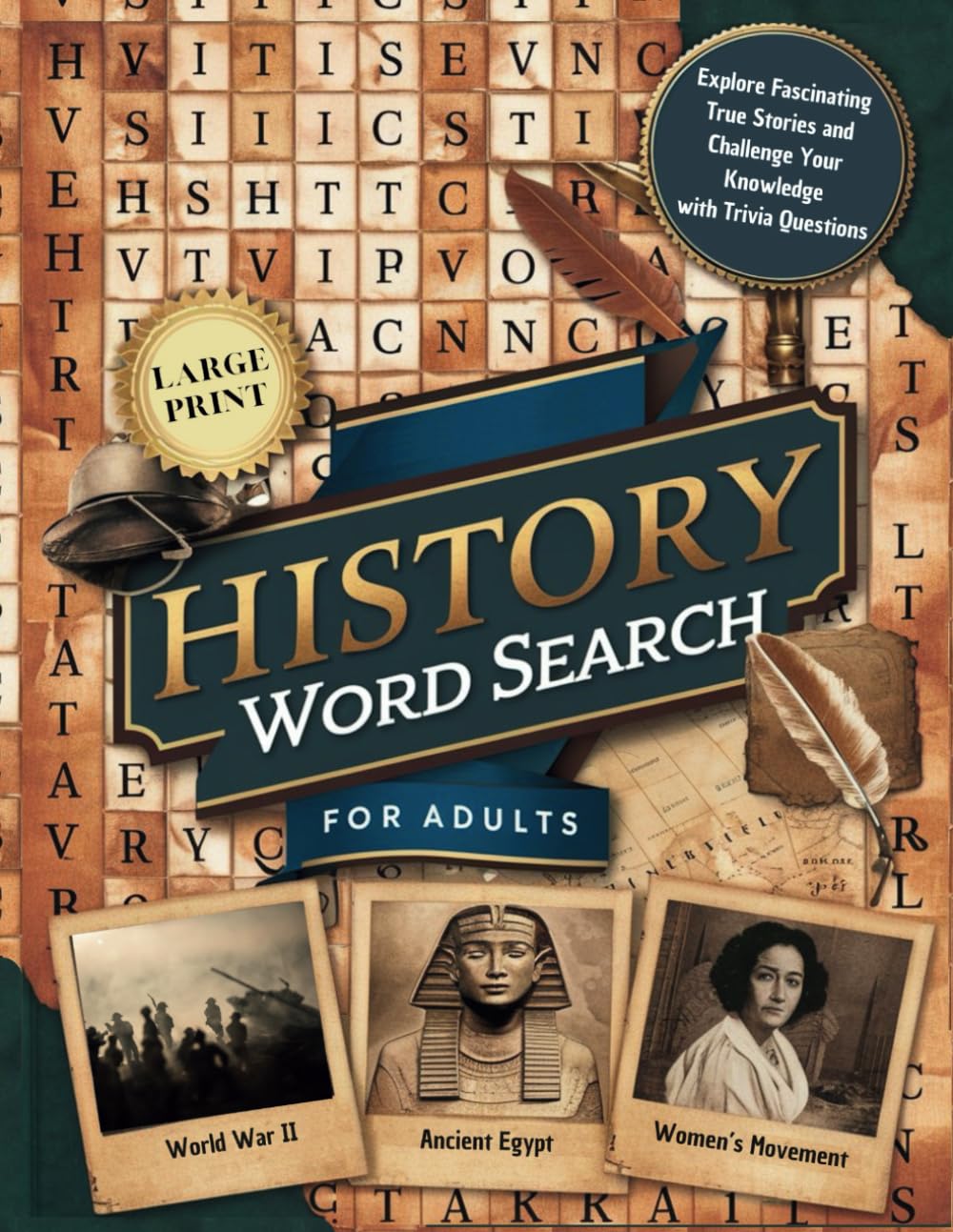 History Word Search for Adults: Discover History Through Word Puzzles ...