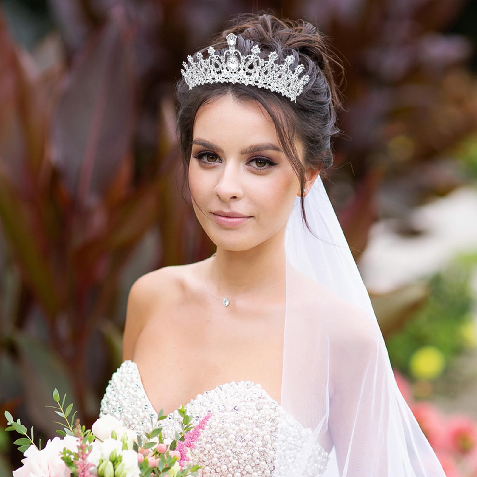 Wedding Tiara With Veil