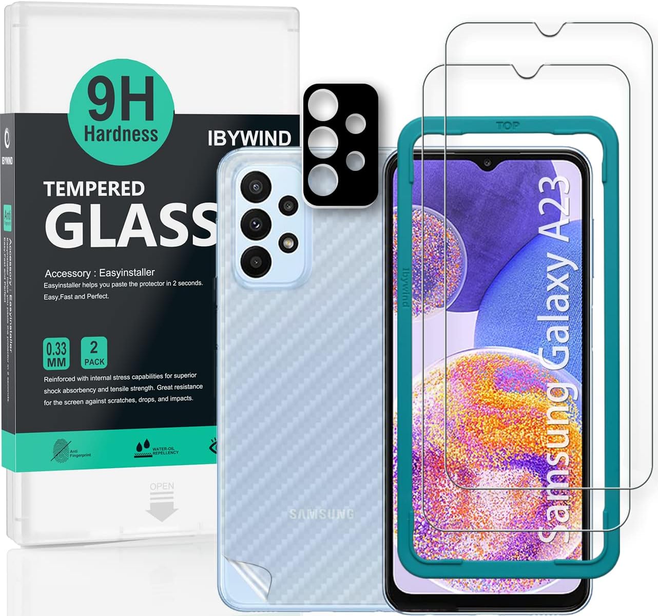 Amazon.com: Ibywind Screen Protector For Samsung Galaxy A23 4G/5G(6.6 ...
