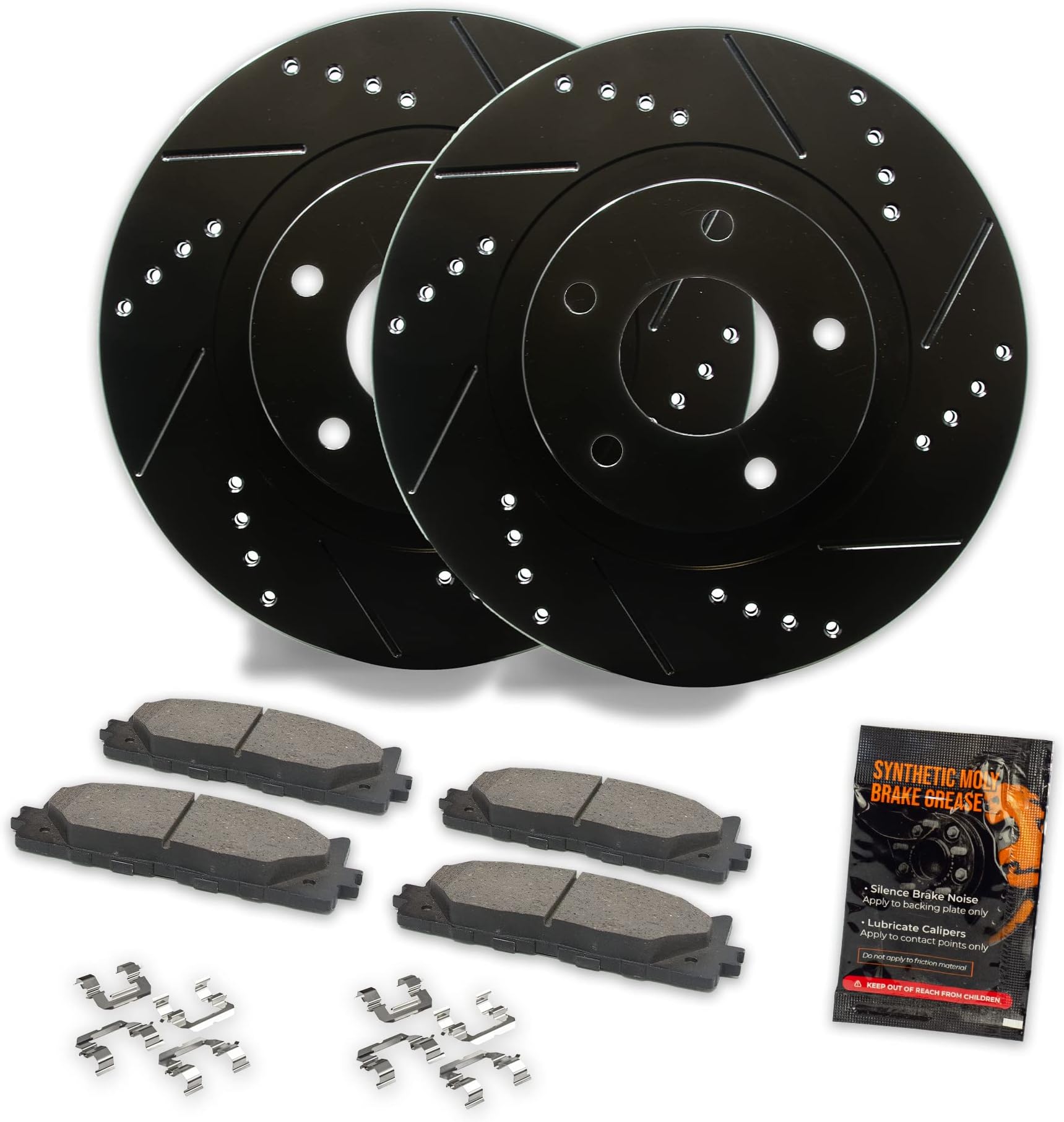 Max Advanced Brakes Front Brake Kit For 2005-2018 Chevy Suburban ...