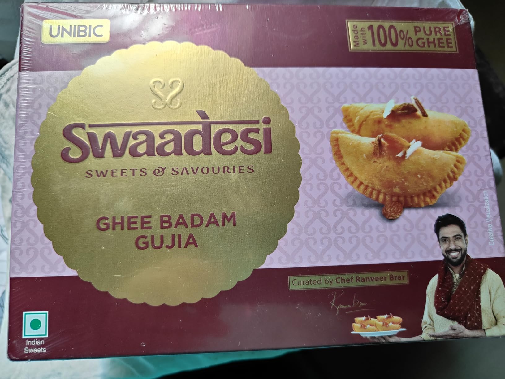 Unibic Swaadesi Ghee Badam Gujia I Gift Box I Indian Sweet I Mithai ...