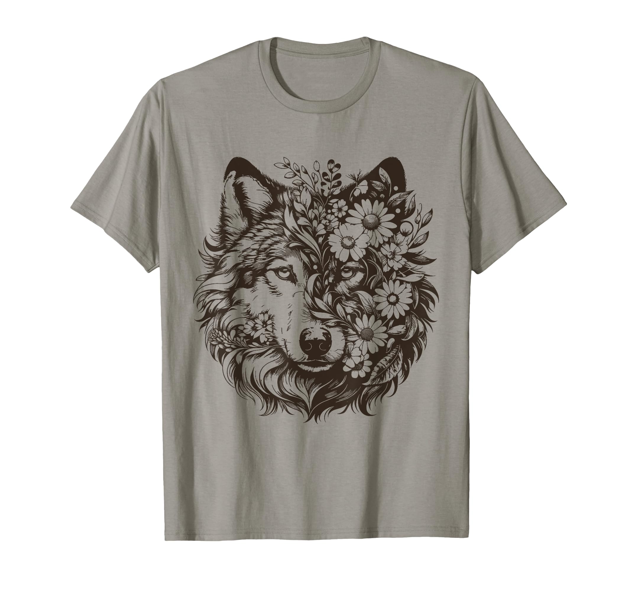 Amazon.com: Therian Alpha Wolf Grunge Aesthetic T-Shirt : Clothing ...