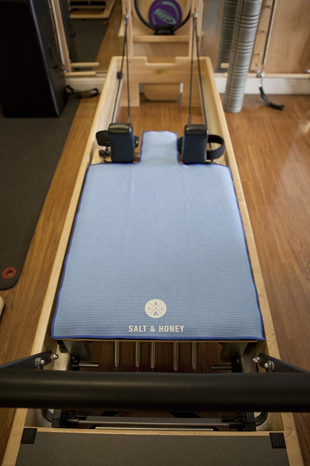 Salt & Honey Non-Slip Pilates Reformer Mat Towel (Blue) – BigaMart