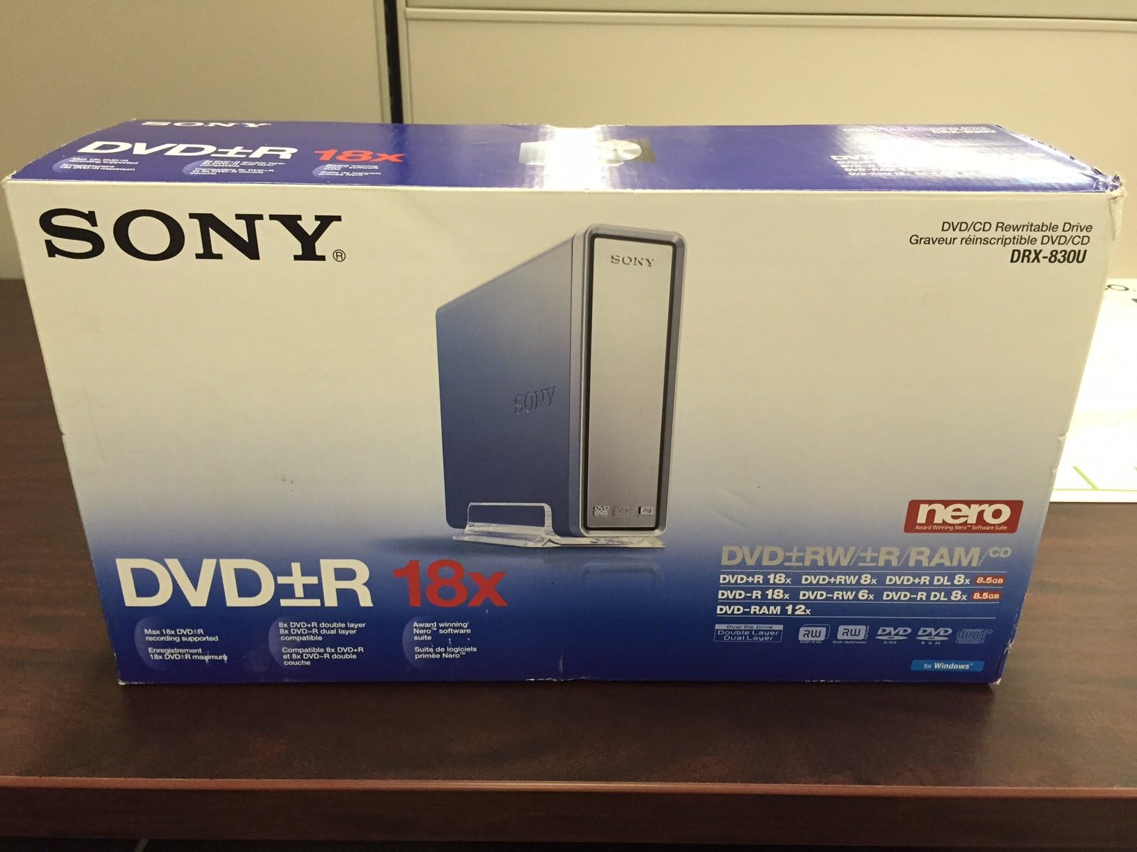 Amazon.com: Sony DRX-830U 18X External USB 2.0 Double-Layer DVD±RW/CD ...